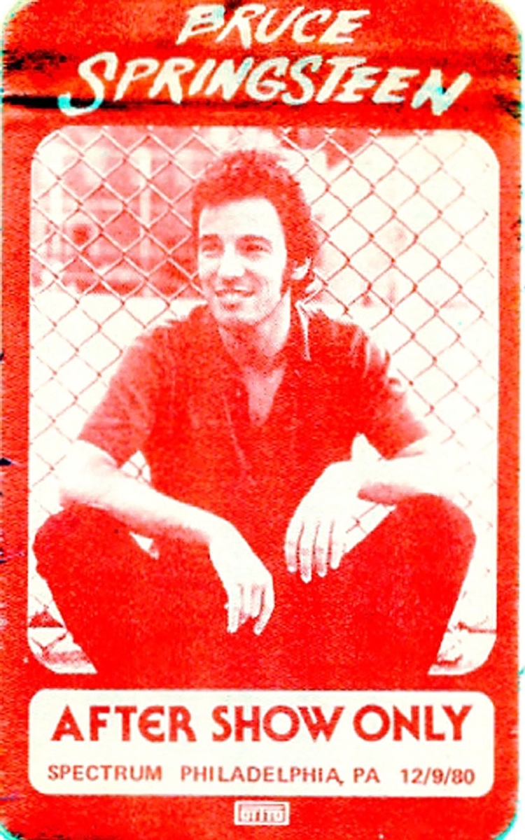 Dec 09, 1980: Bruce Springsteen & The E Street Band at The Spectrum ...
