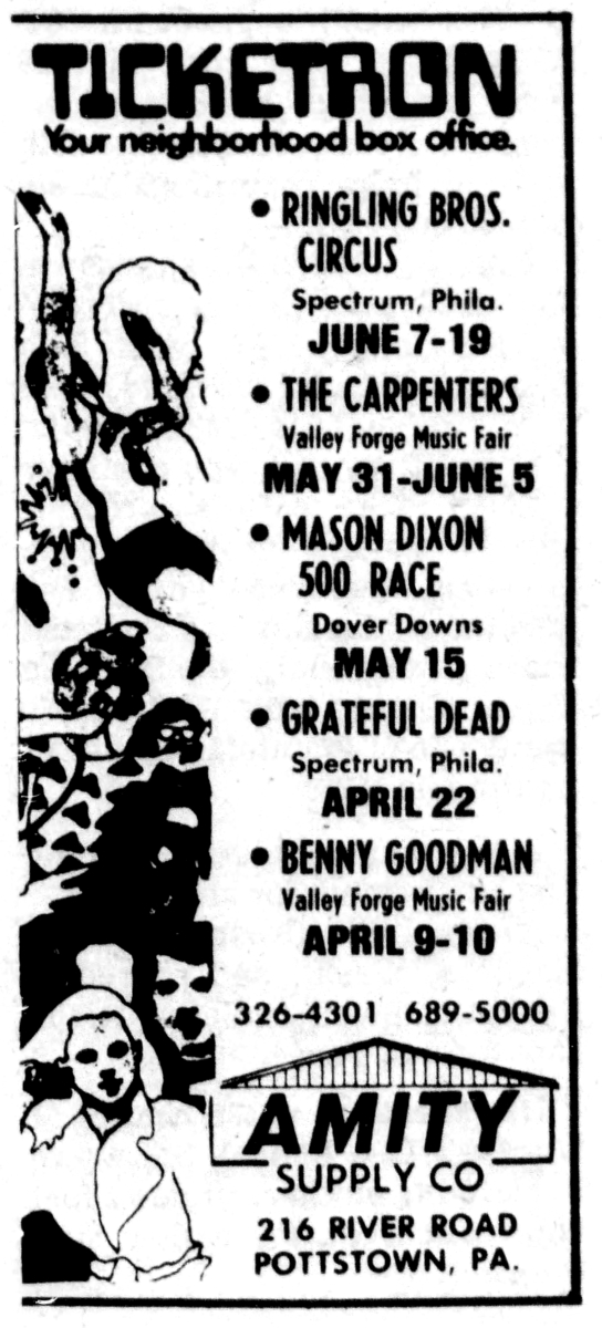 Apr 22, 1977: Grateful Dead at The Spectrum Philadelphia, Pennsylvania ...
