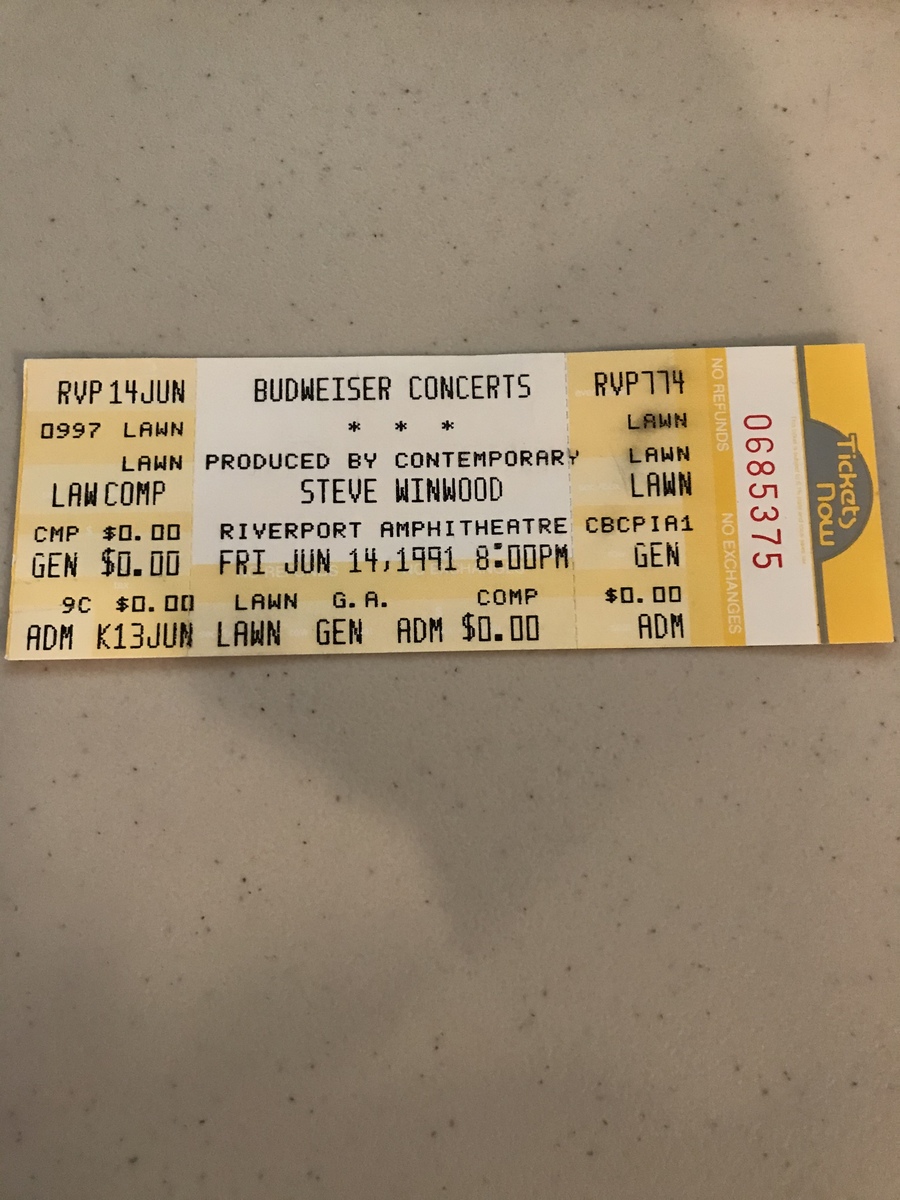 1991 Concert History of Riverport Amphitheatre St Louis, Missouri ...