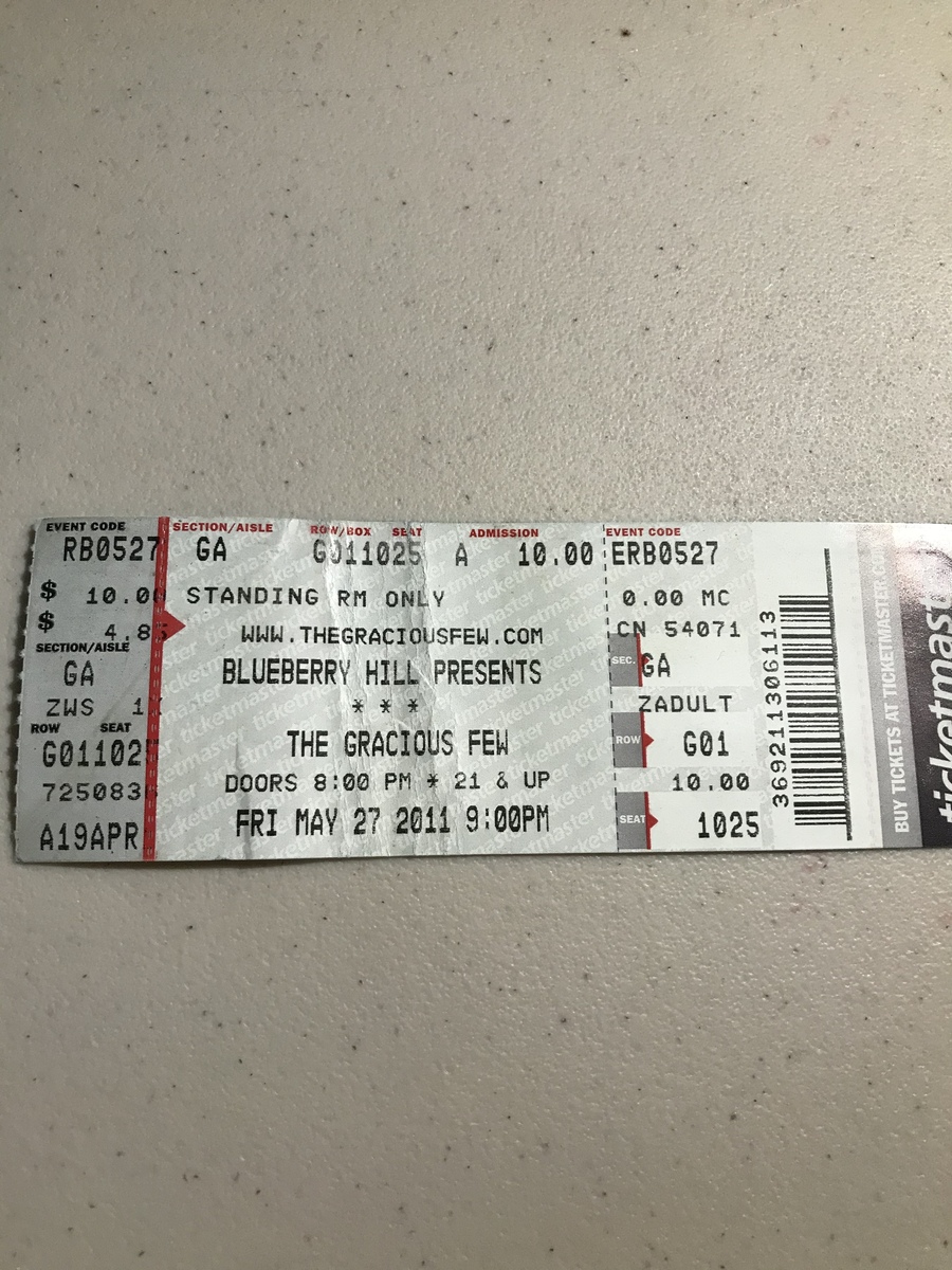 The Gracious Few Concert & Tour History | Concert Archives