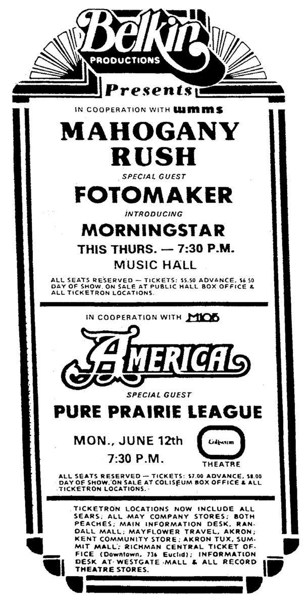 Fotomaker Concert & Tour History | Concert Archives