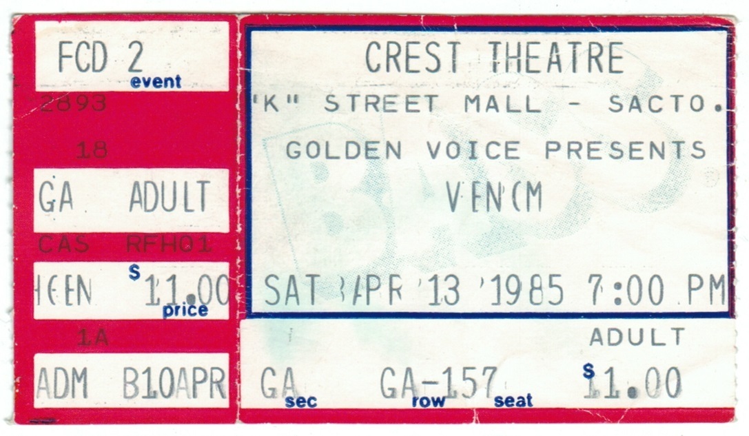Concert History of Crest Theater Sacramento, California, United States ...