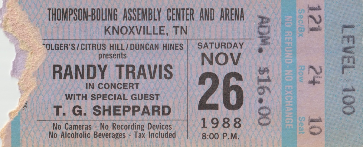 Randy Travis Concert & Tour History (Updated for 2024) | Concert Archives