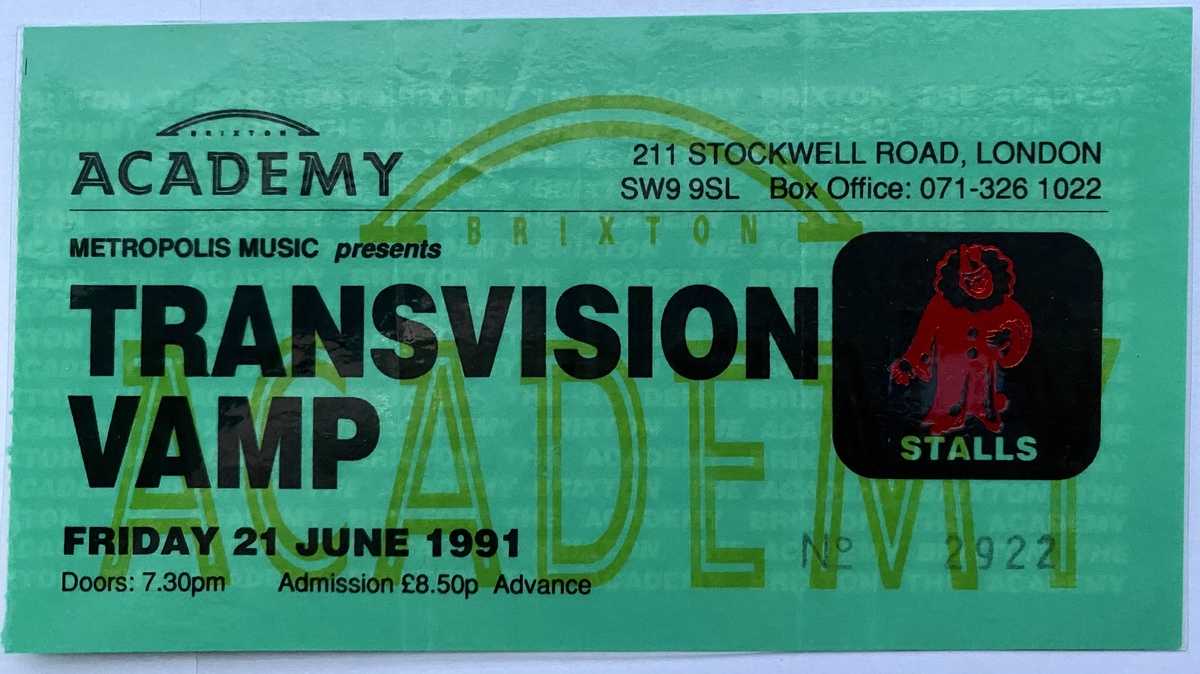 Transvision Vamp Concert & Tour History | Concert Archives