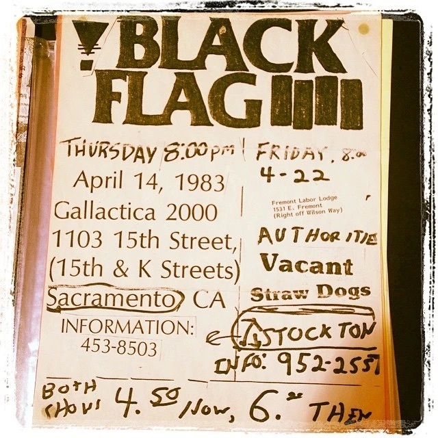 Apr 14, 1983: Black Flag / The Dicks / The Nig-Heist / The Authorties ...
