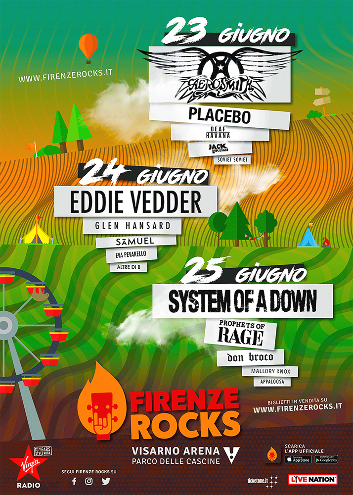 Jun 23, 2017: Firenze Rocks Festival 2017 at Visarno Arena Florence ...