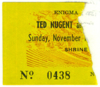 ted nugent and the amboy dukes Concert & Tour History | Concert Archives