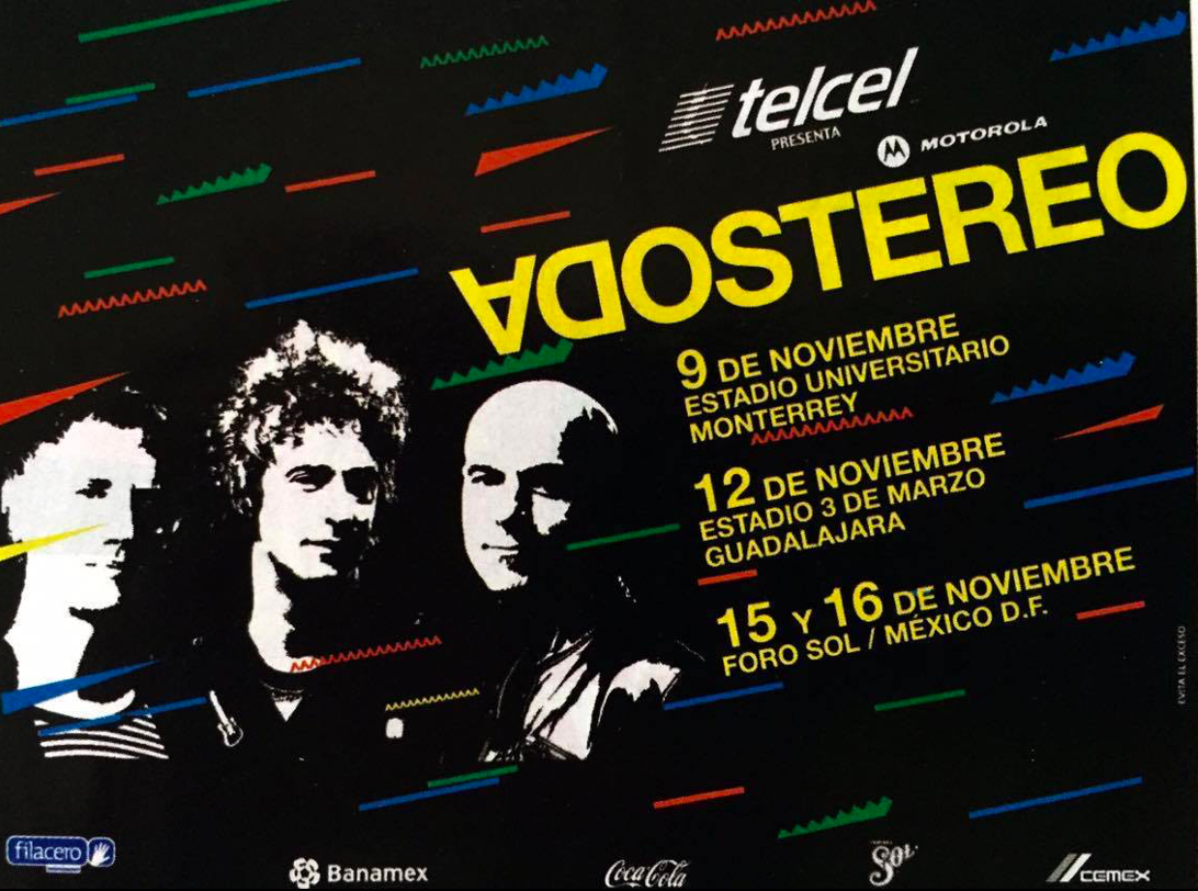 Soda Stereo Concert & Tour History (Updated for 2025 - 2026) | Concert ...