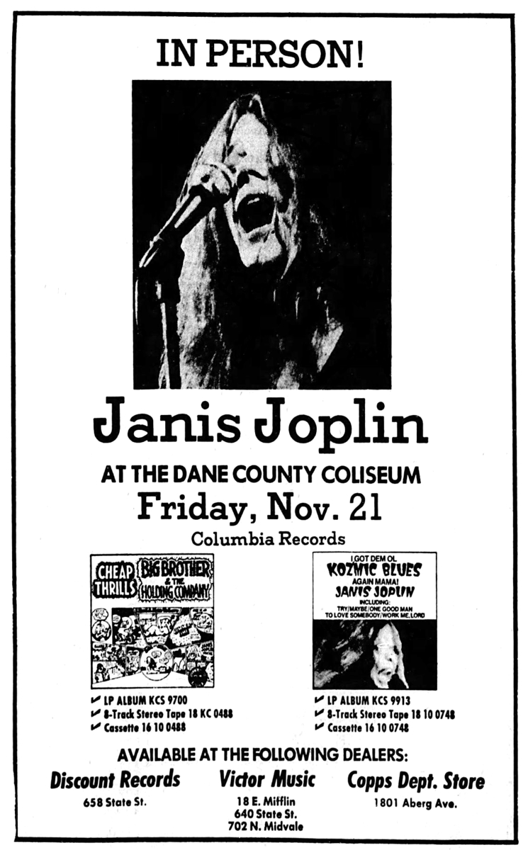 Concert History of Dane County Coliseum Madison, Wisconsin, United ...