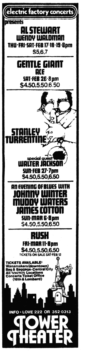 Walter Jackson Concert & Tour History | Concert Archives