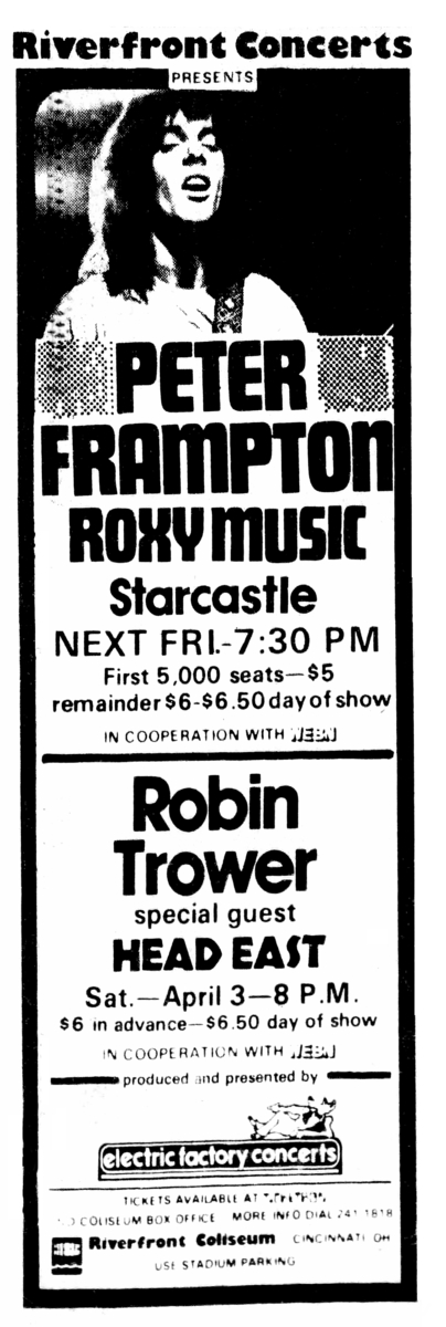 Concert History of Riverfront Coliseum Cincinnati, Ohio, United States ...