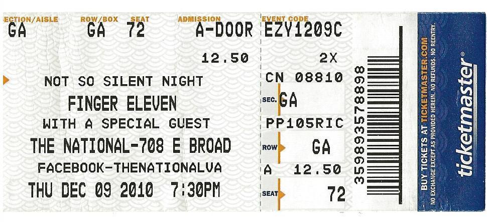 Finger Eleven Concert & Tour History (Updated for 2022) | Concert Archives