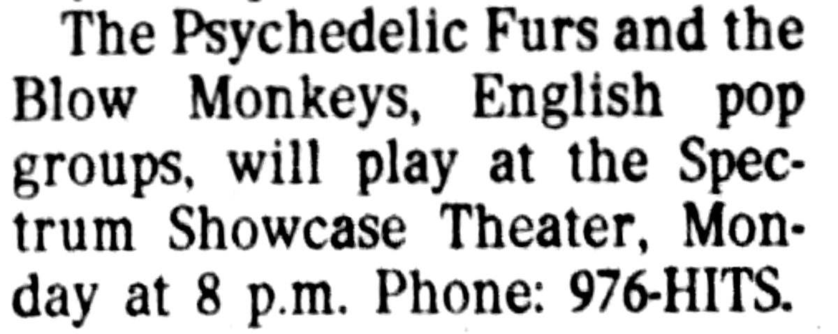 Blow Monkeys Concert & Tour History | Concert Archives