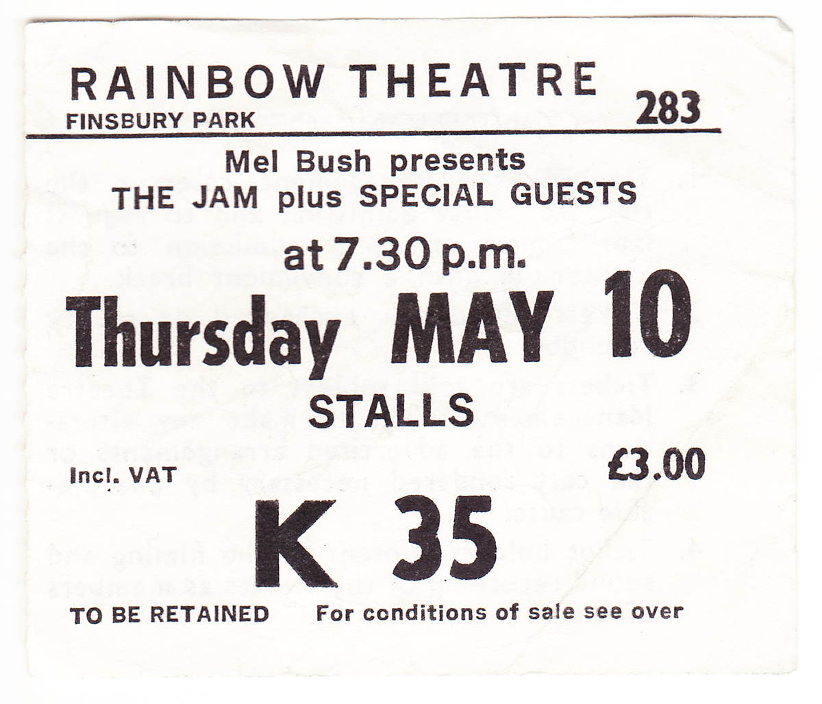 The Jam Concert & Tour History | Concert Archives