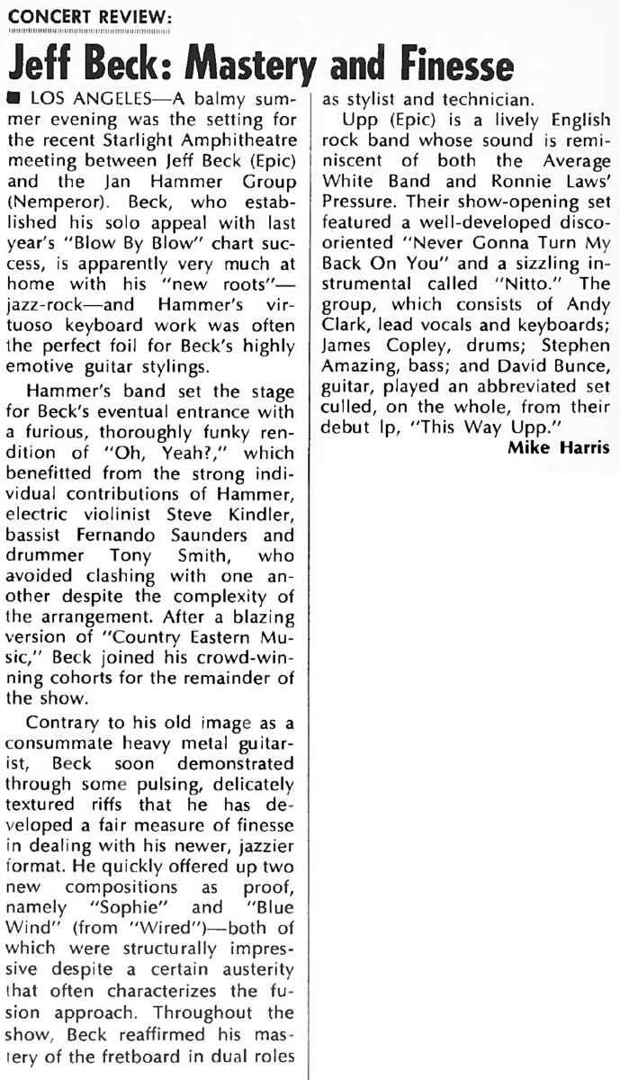 Concert History of Starlight Amphitheatre Burbank, California, United ...