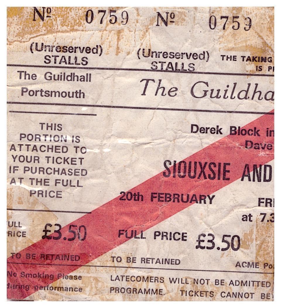 Siouxsie & The Banshees Concert & Tour History | Concert Archives