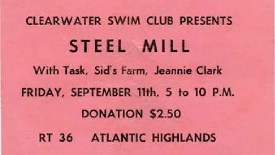 Sep 11, 1970: Steel Mill / Bruce Springsteen / Task / Sid's Farm ...
