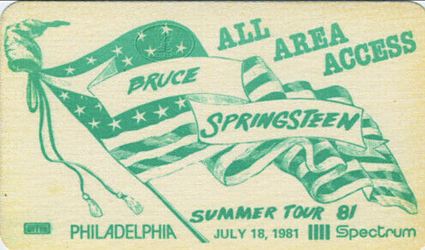 Jul 18, 1981: Bruce Springsteen & The E Street Band at The Spectrum ...