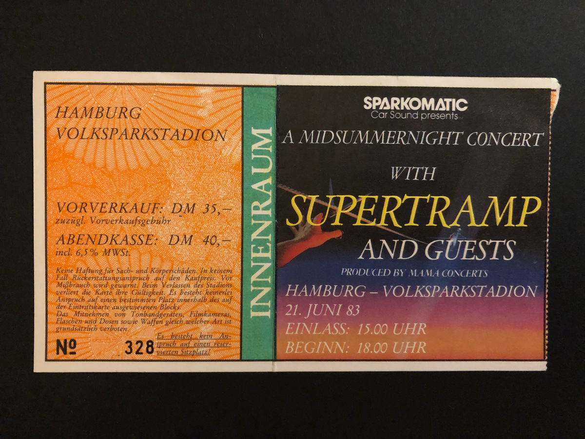 Supertramp's 1983 Concert & Tour History | Concert Archives