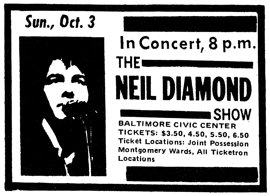Neil Diamond Concert & Tour History (Updated for 2022) | Concert Archives