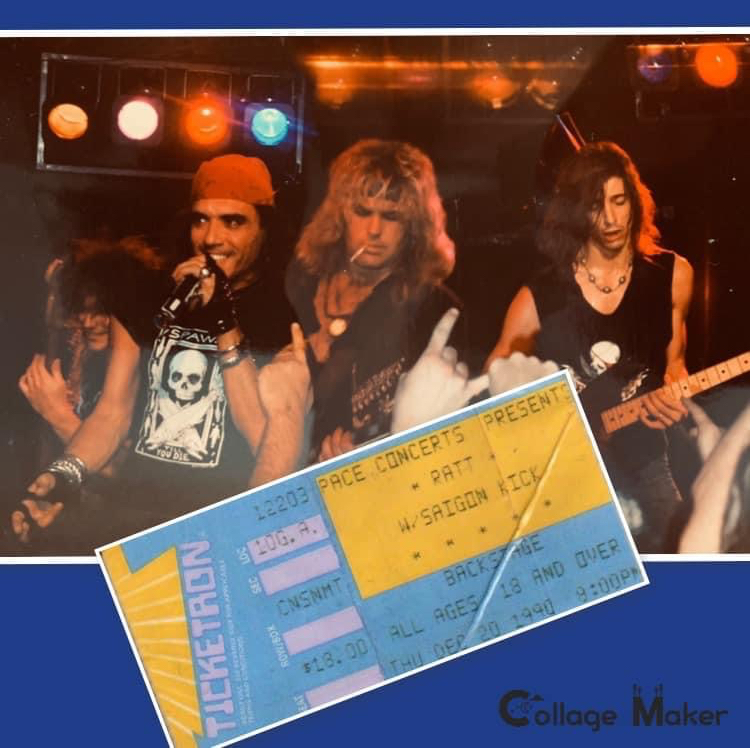 Dec 20, 1990: Ratt / Saigon Kick at Backstage Club Houston, Texas ...