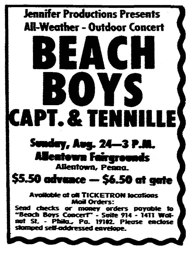 Captain & Tennille Concert & Tour History | Concert Archives