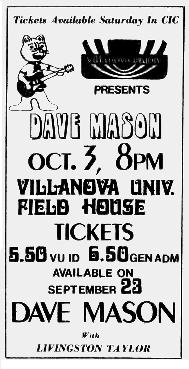 Concert History of Villanova University Fieldhouse Villanova, PA ...