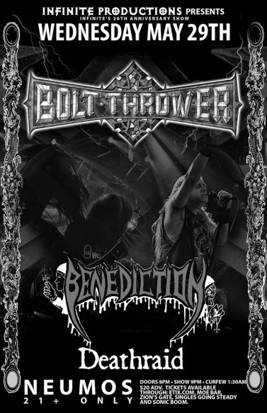 Bolt Thrower Concert & Tour History | Concert Archives