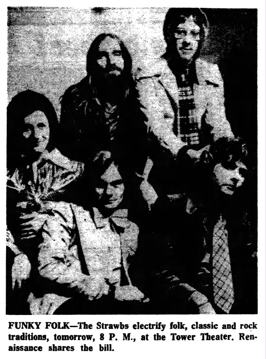 Mar 22, 1974: Strawbs / Renaissance at Tower Theater Upper Darby ...