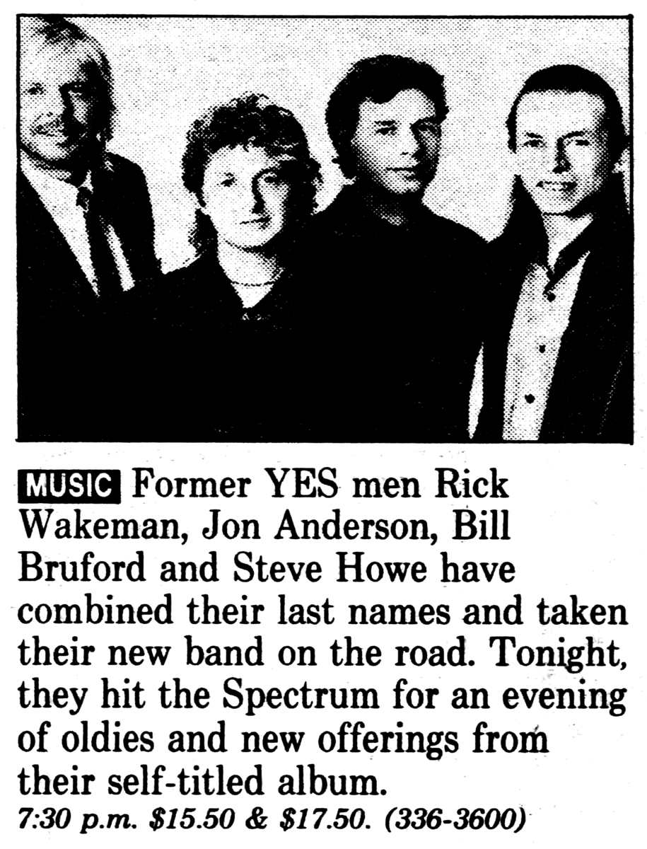 Anderson Bruford Wakeman Howe Concert & Tour History | Concert Archives