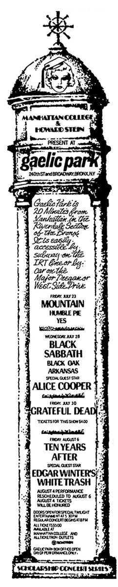 Alice Cooper's 1971 Concert & Tour History | Concert Archives