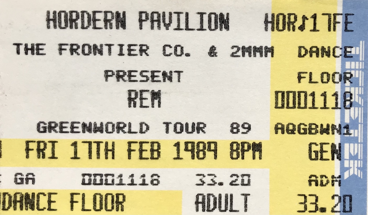1989 Concert History of Hordern Pavilion Moore Park, New South Wales ...
