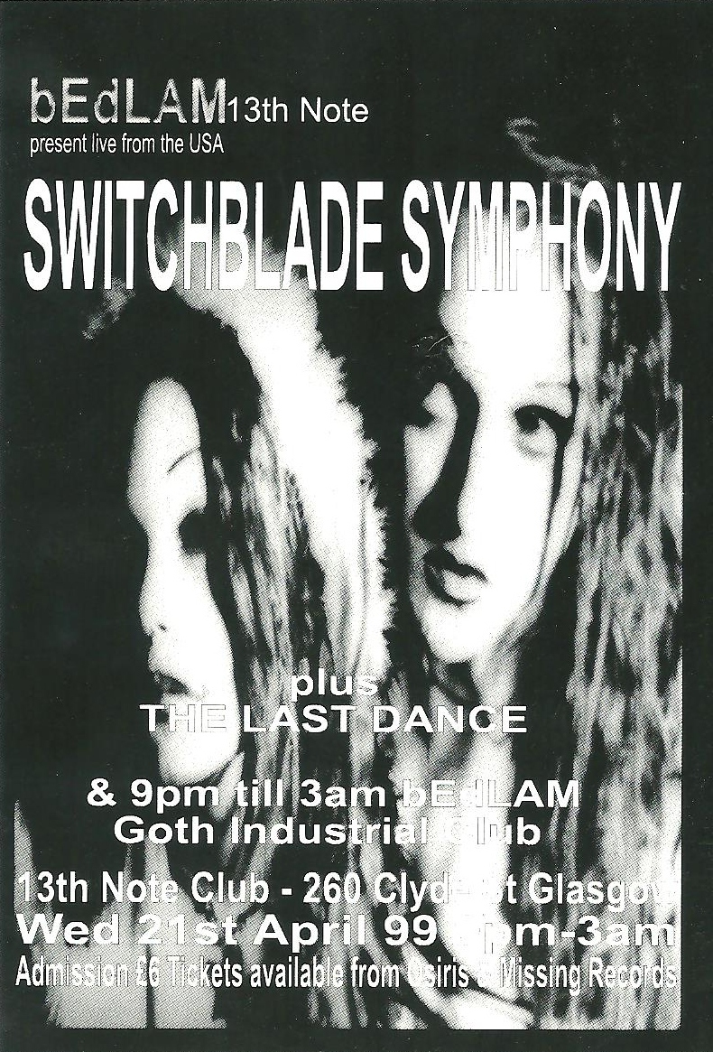 Switchblade Symphony Concert & Tour History | Concert Archives