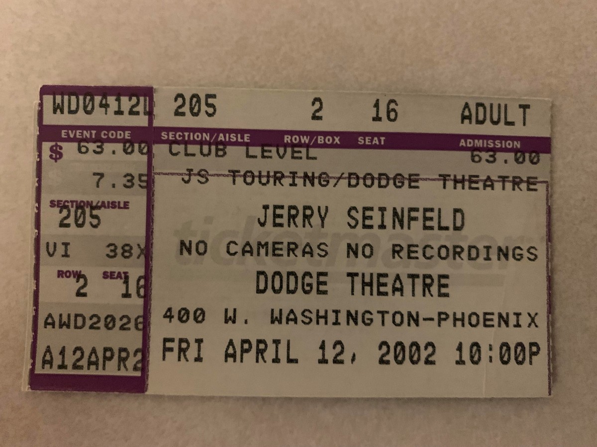Jerry Seinfeld Concert & Tour History (Updated for 2023 - 2024 ...