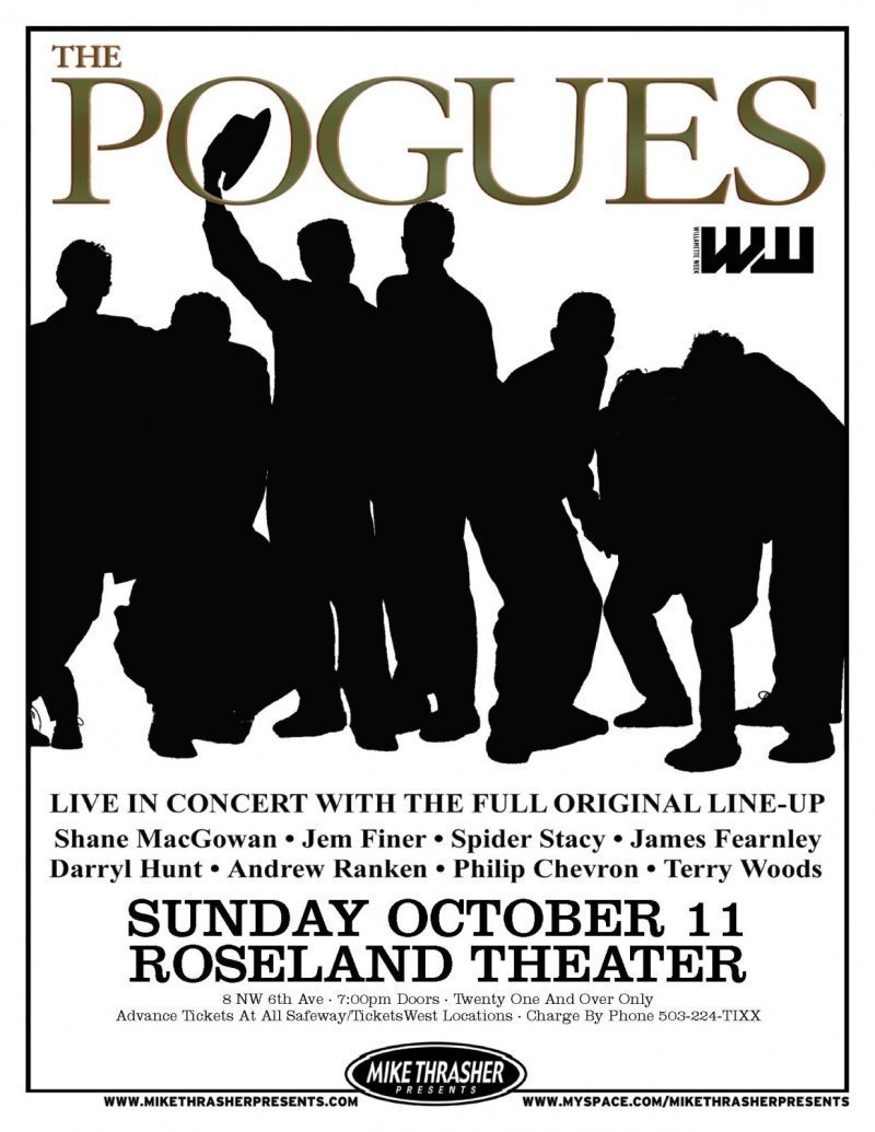 The Pogues Concert & Tour History | Concert Archives