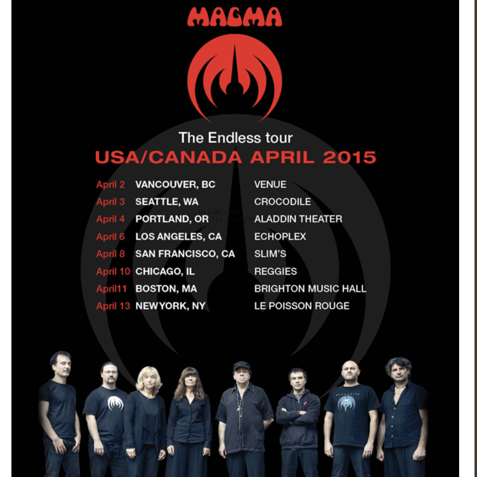 Magma Concert & Tour History (Updated for 2024) | Concert Archives