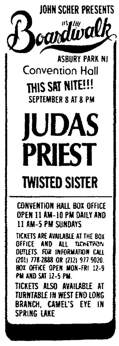 Judas Priest's 1979 Concert & Tour History | Concert Archives