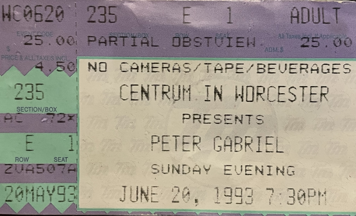 1993 Concert History of Worcester Centrum Worcester, Massachusetts ...