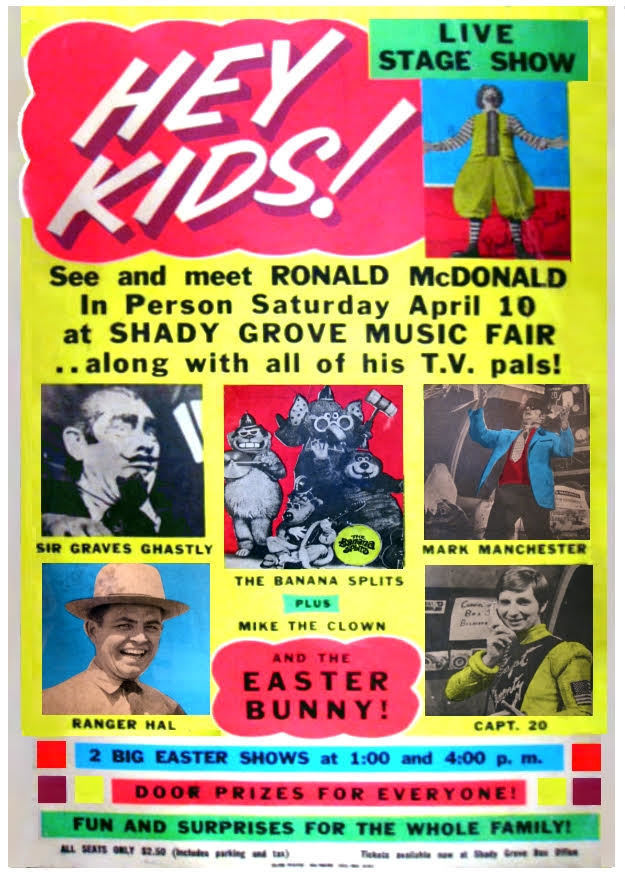 Ronald McDonald Live Stage Show Concert & Tour History | Concert Archives