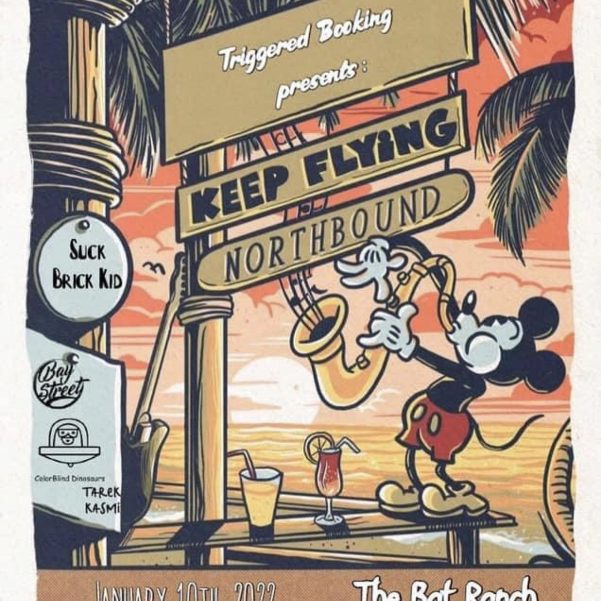 Jan 10, 2022: Keep Flying / Northbound / Suck Brick Kid / Bay Street ...