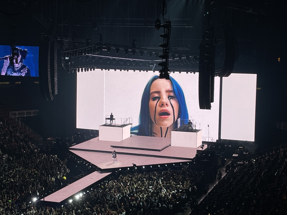 Feb 22, 2022: Billie Eilish / Dora Jar at Prudential Center Newark, New ...