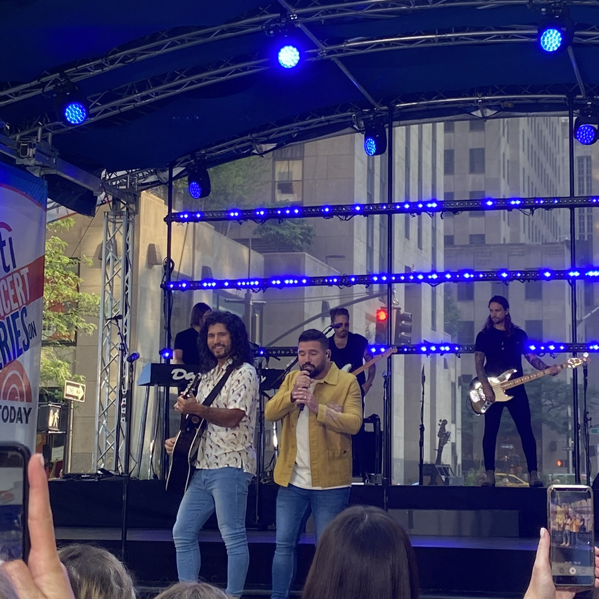 Jul 16, 2021: Dan and Shay at Rockefeller Plaza New York, New York ...