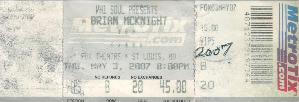Brian McKnight Concert & Tour History (Updated for 2025) | Concert Archives Brian McKnight Concert & Tour History (Updated for 2025) | Concert Archives