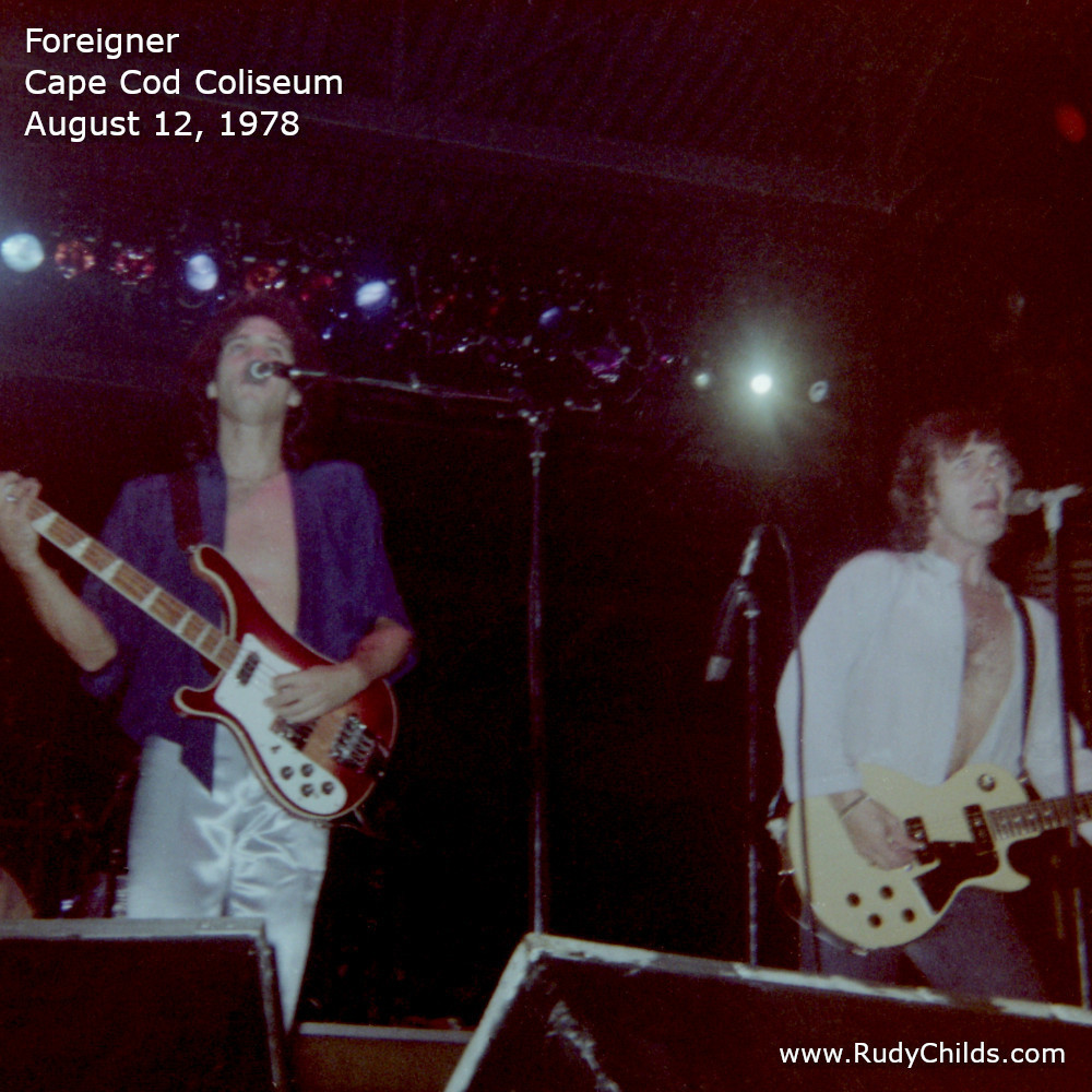 Aug 12, 1978: Foreigner / Walter Egan at Cape Cod Coliseum South ...