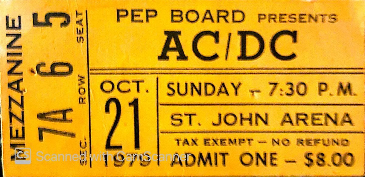 AC/DC's 1979 Concert & Tour History | Concert Archives