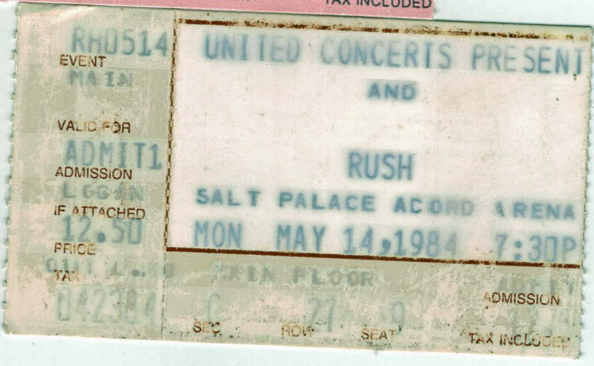Rush's 1984 Concert & Tour History | Concert Archives
