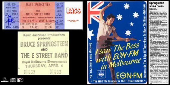 Apr 04, 1985: Bruce Springsteen & The E Street Band at Royal Melbourne ...