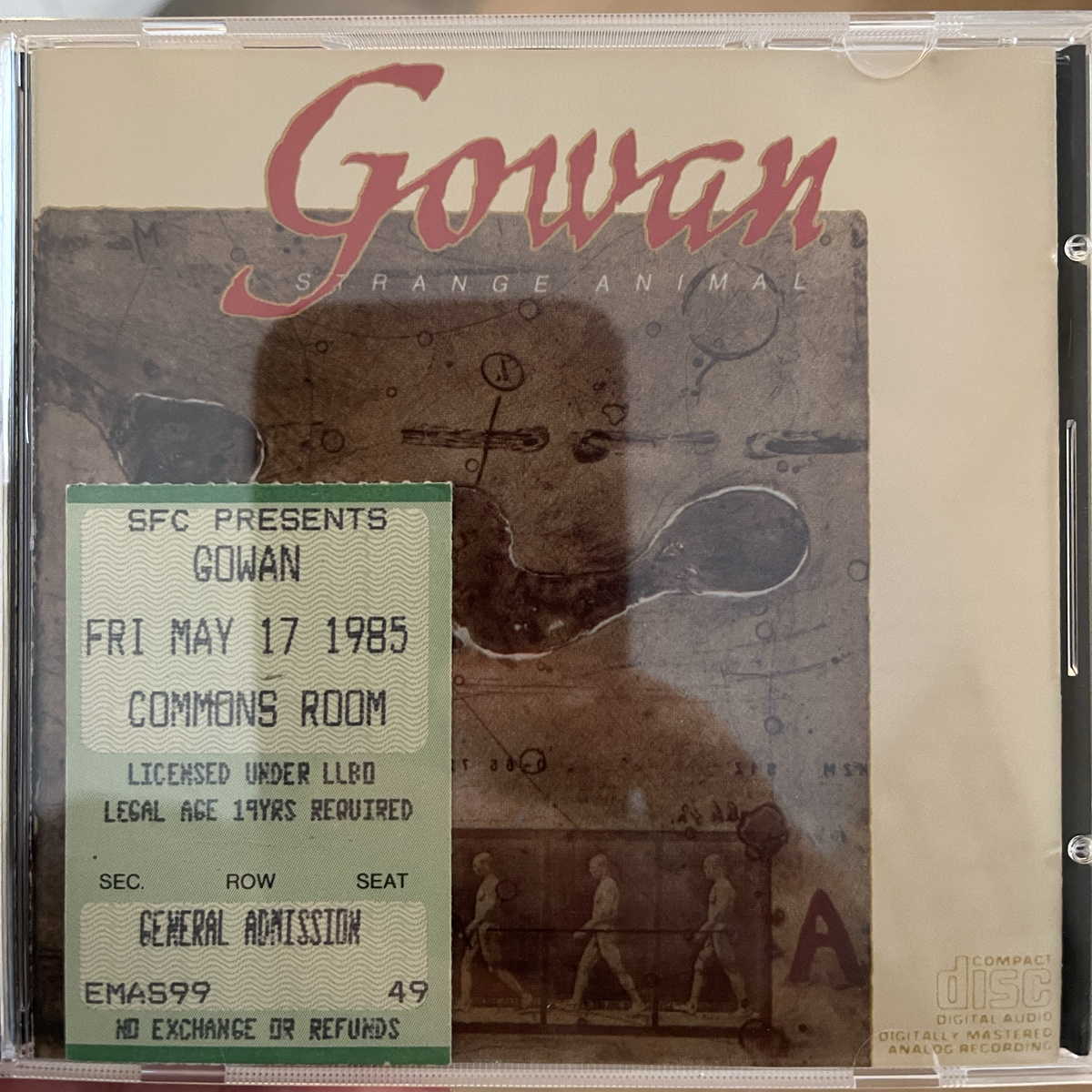 May 17, 1985: Gowan at Commons Room Toronto, Ontario, Canada | Concert ...