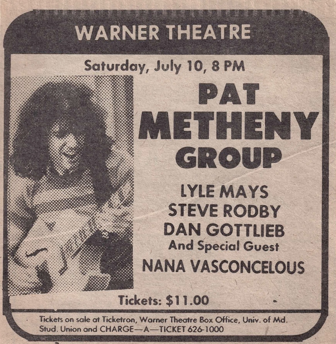 Pat Metheny Group Concert & Tour History | Concert Archives