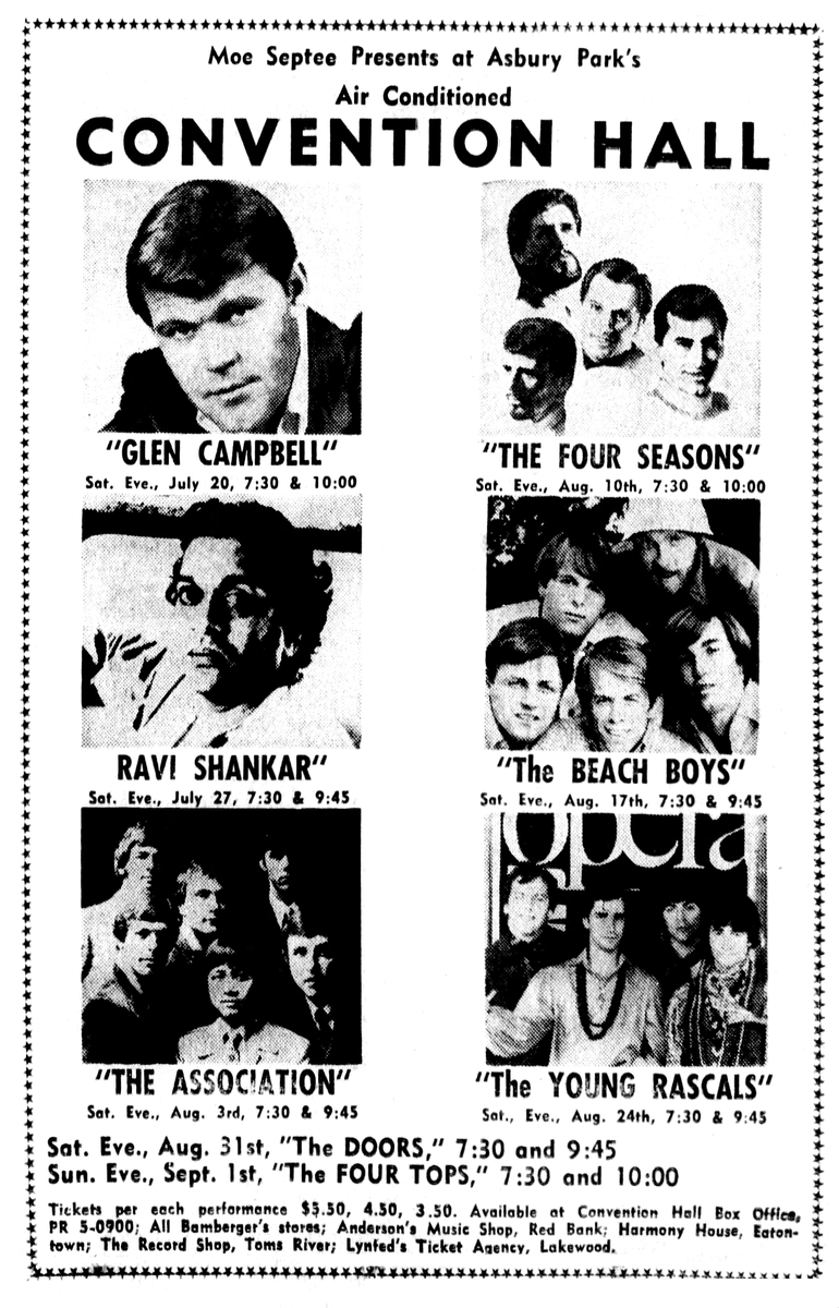 The Beach Boys's 1968 Concert & Tour History | Concert Archives